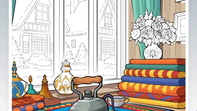 Раскраска. Творческие планы.