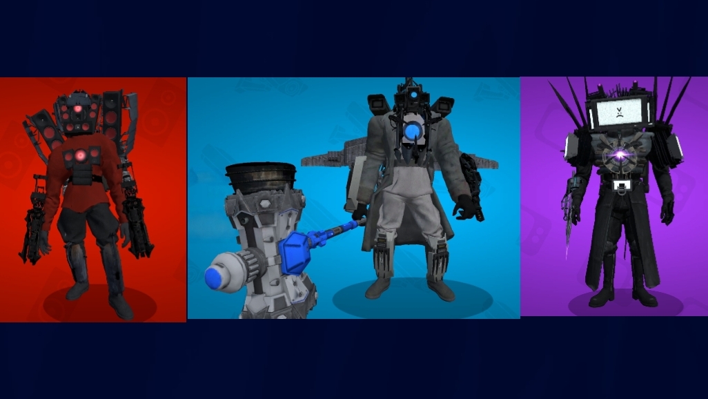 Камера мэн титан 2.0 против Спикер мэна титана 2.0 против ТВ мэна титана 2.0 в Тойли агентс