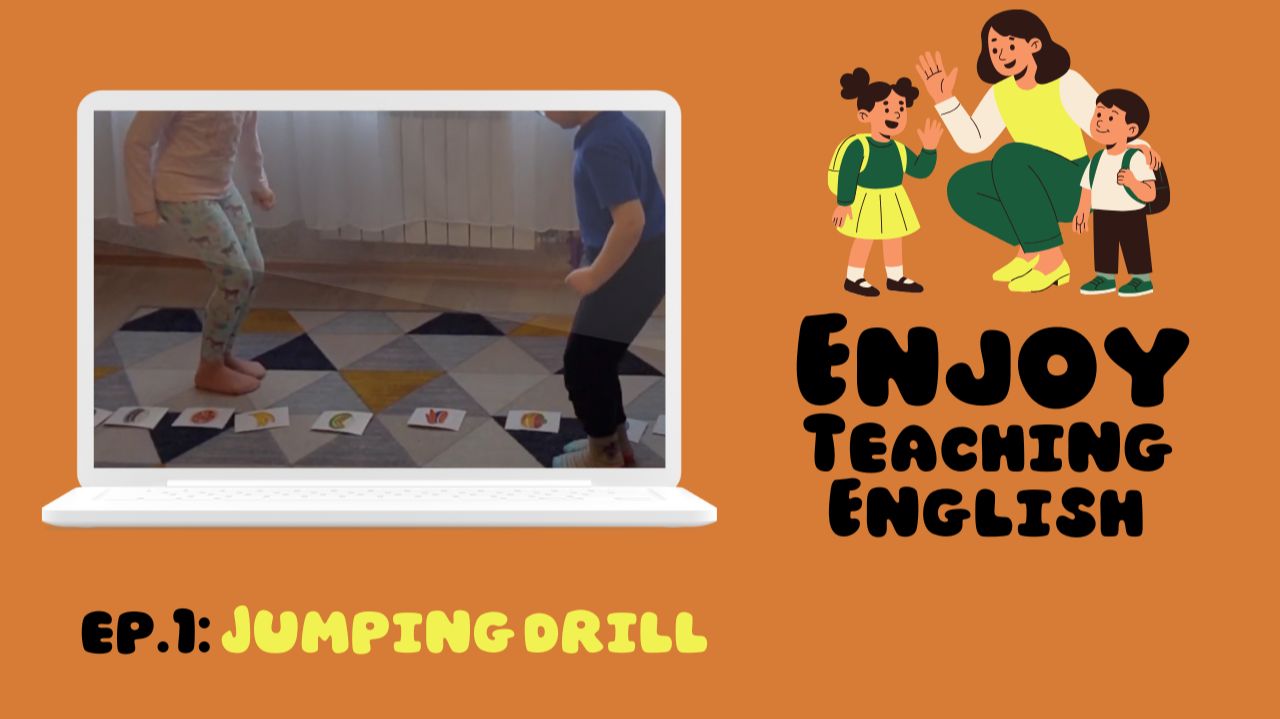 Активная и весёлая игра для практики грамматики, чтения и новых слов | Enjoy teaching English ep1