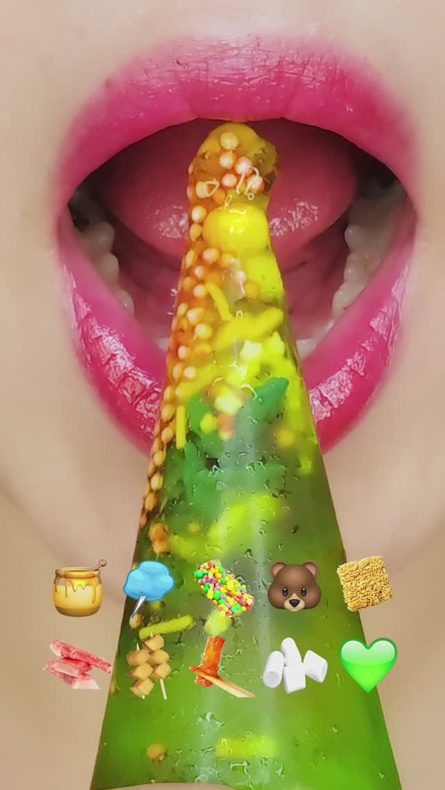 #ASMR звуки рта: очень близко и откровенно о корейских сладостях