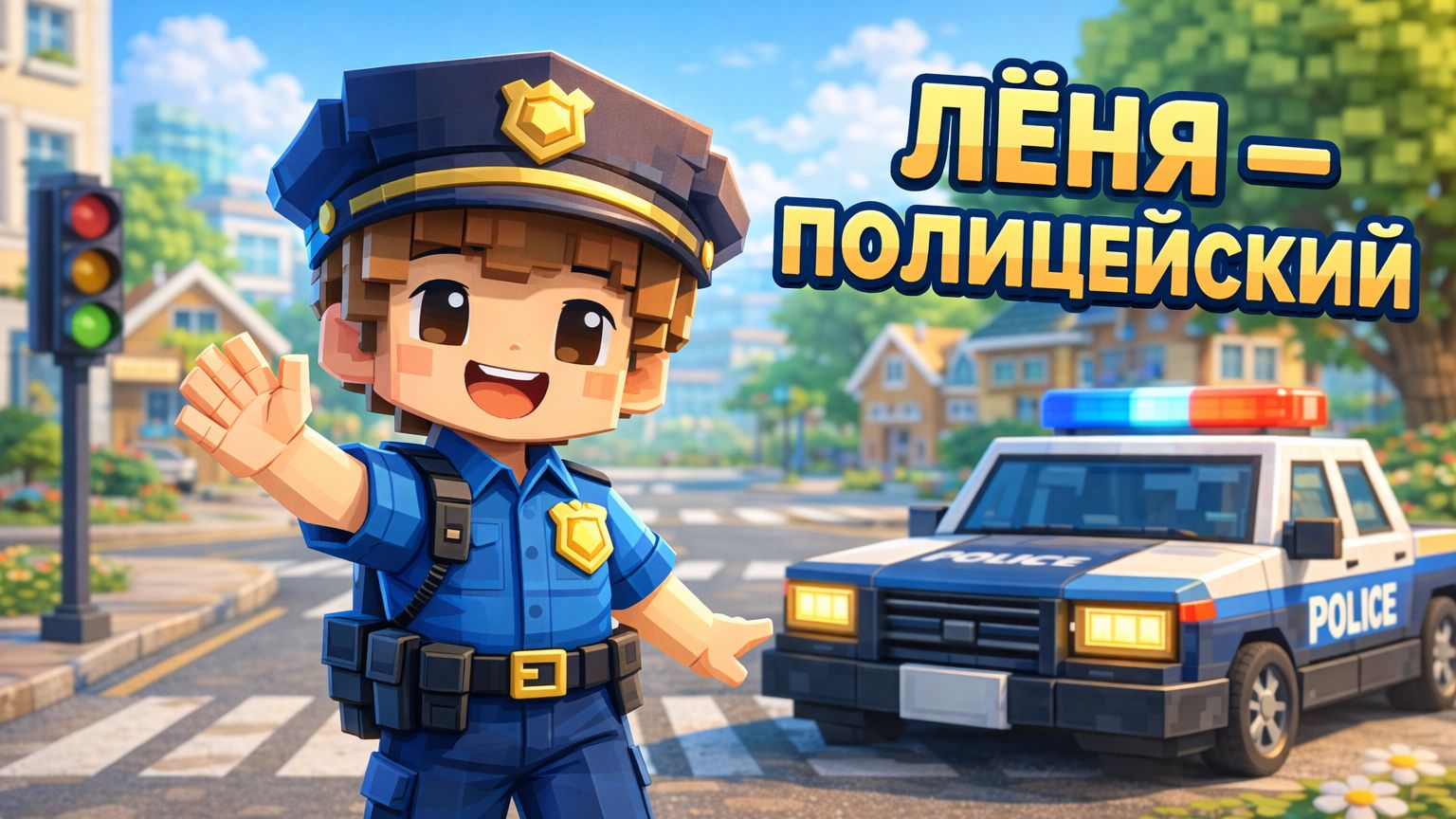 Лёня — полицейский 👮♂️ | Добрый мультфильм для детей | RuTube Kids | Voxel мультфильм