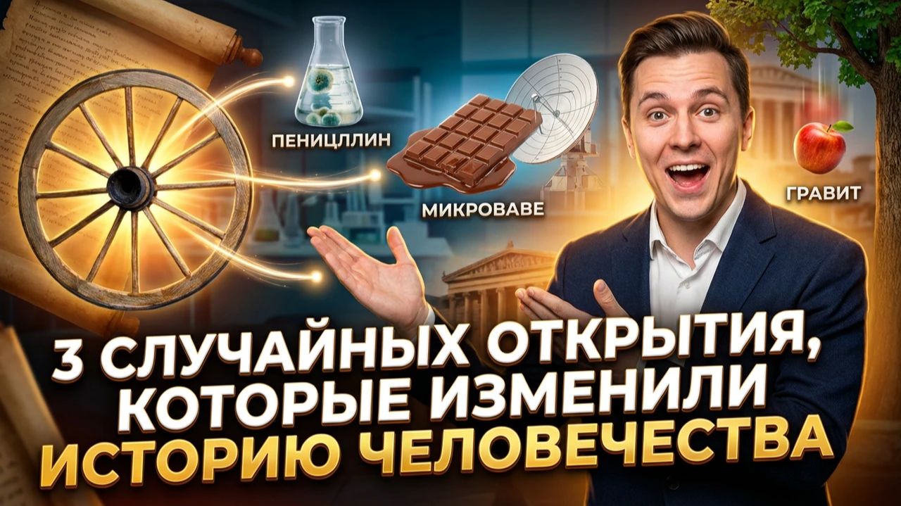 3 случайных открытия, которые изменили историю человечества