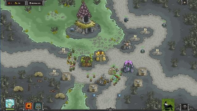 Kingdom Rush [Ветеран] → Гибельные Топи -- Героическое Железное Испытания
