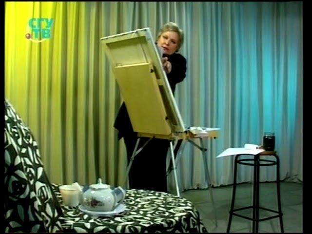 Уроки живописи Натюрморт декоративный Передача 18