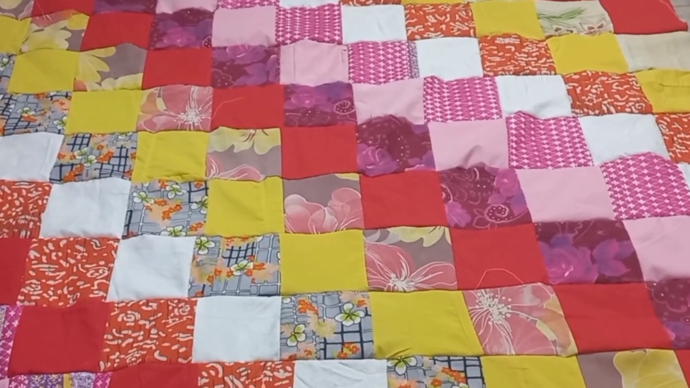 первое одеяло готово