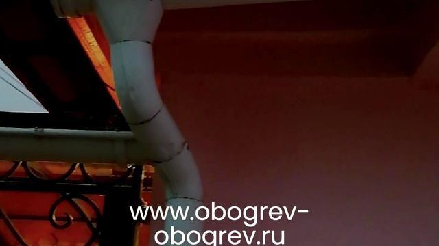 Укладка греющего кабеля