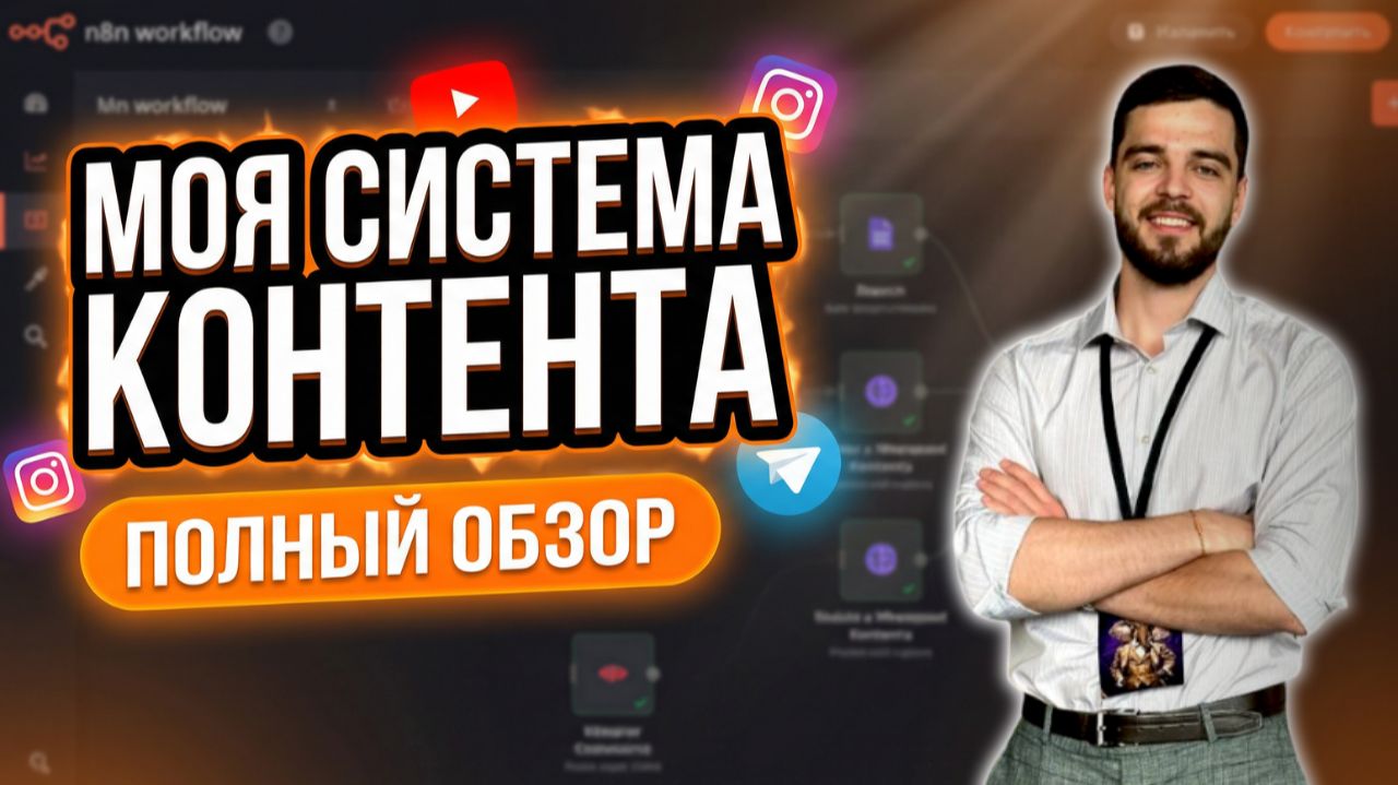 Это Лучше КОНТЕНТ-ЗАВОДА! Как Я Автоматизировал Парсинг и Создание Контента с n8n?