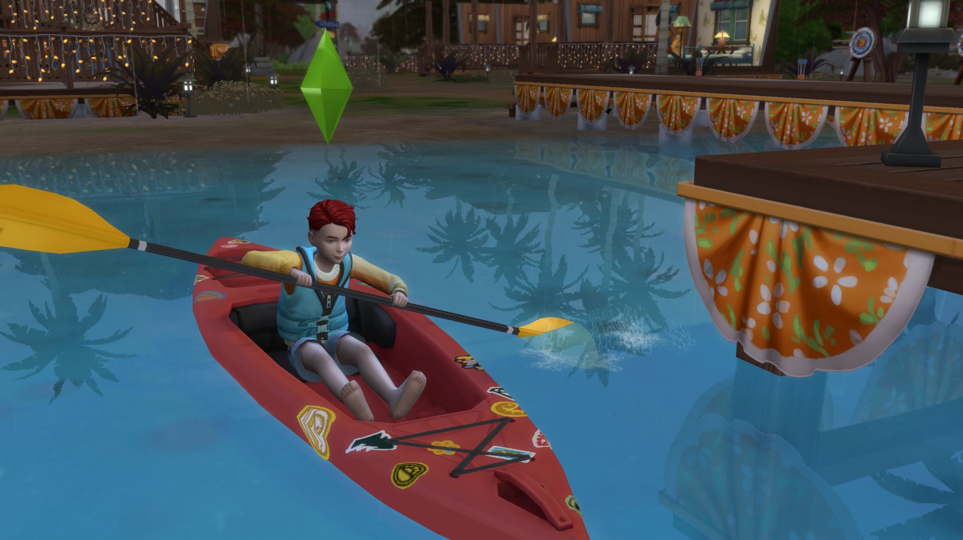 Not So Berry.  The Sims 4. Мятный №15 Поездка в детский пионерский лагерь.