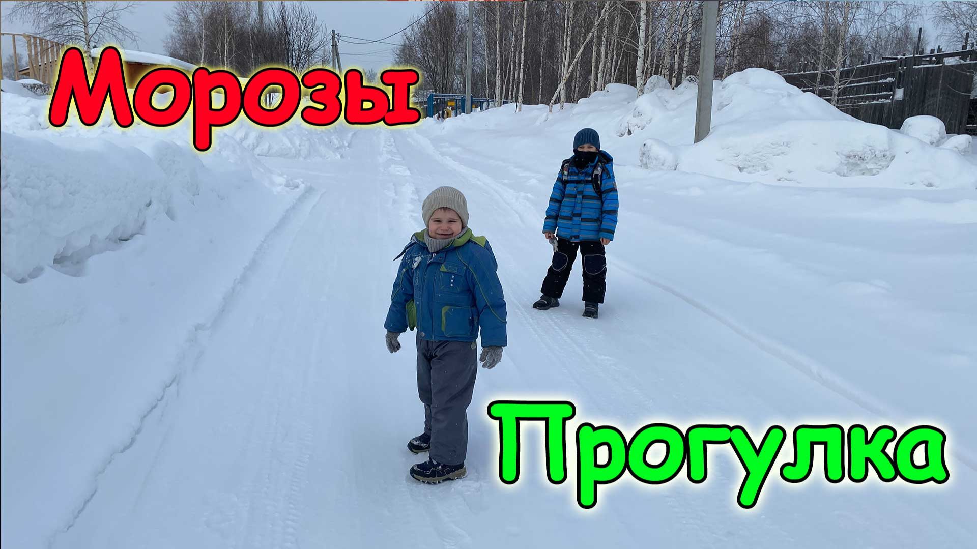 Убираем елки. У нас ЧП. На кружки с детьми в -30. Покупки. (01.26г.) Семья Бровченко.