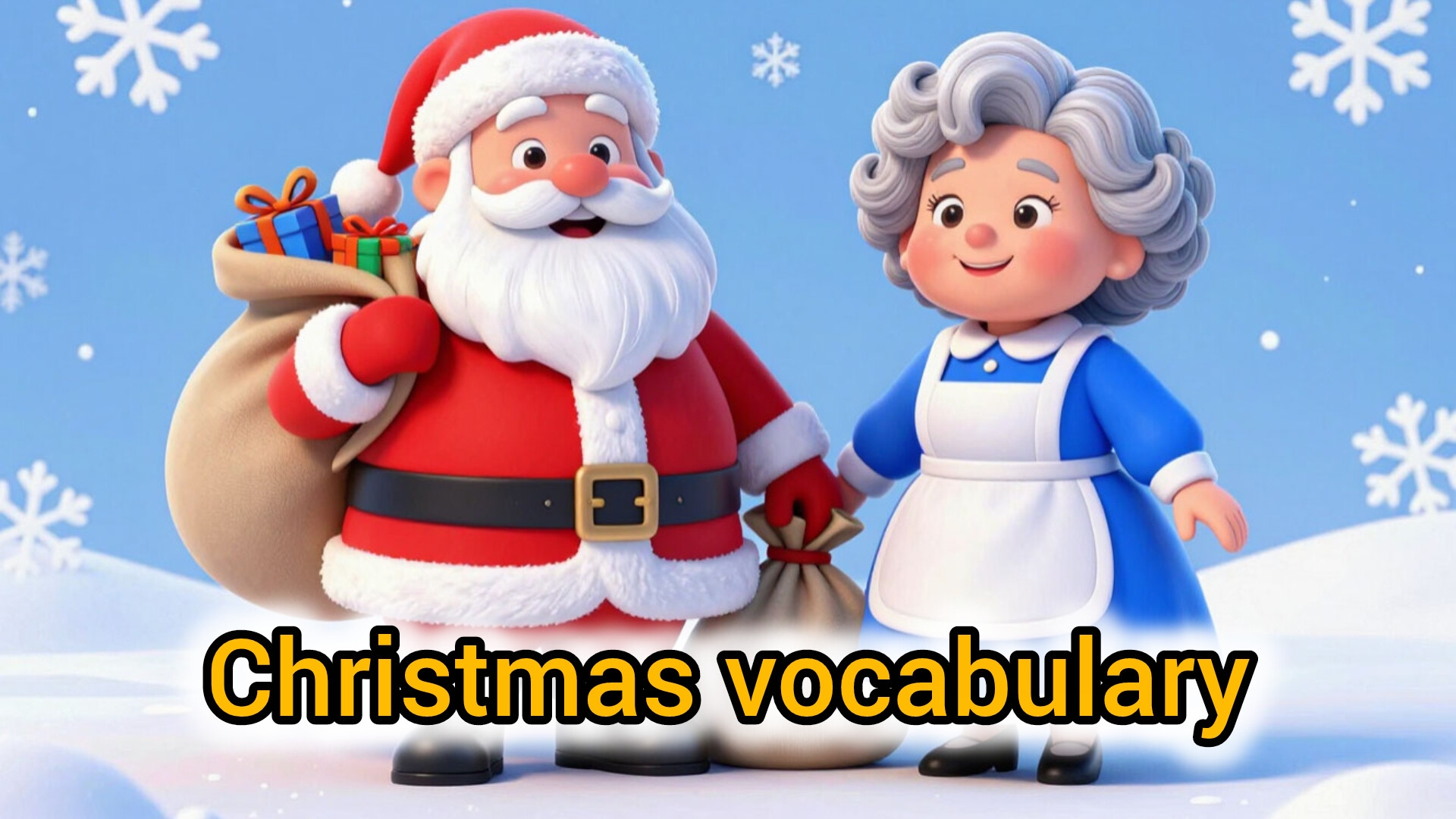 Magic Christmas Vocabulary Волшебный рождественский словарь