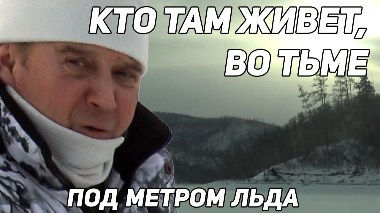 Зимняя рыбалка: Кто там ЖИВЁТ во Тьме под МЕТРОМ ЛЬДА?