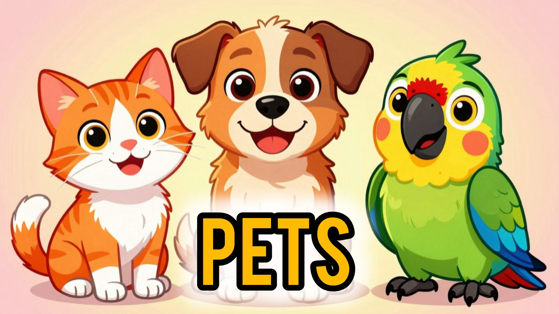 Домашние животные на английском для детей! | Pets Vocabulary | Знакомимся с кошкой, собакой и др.