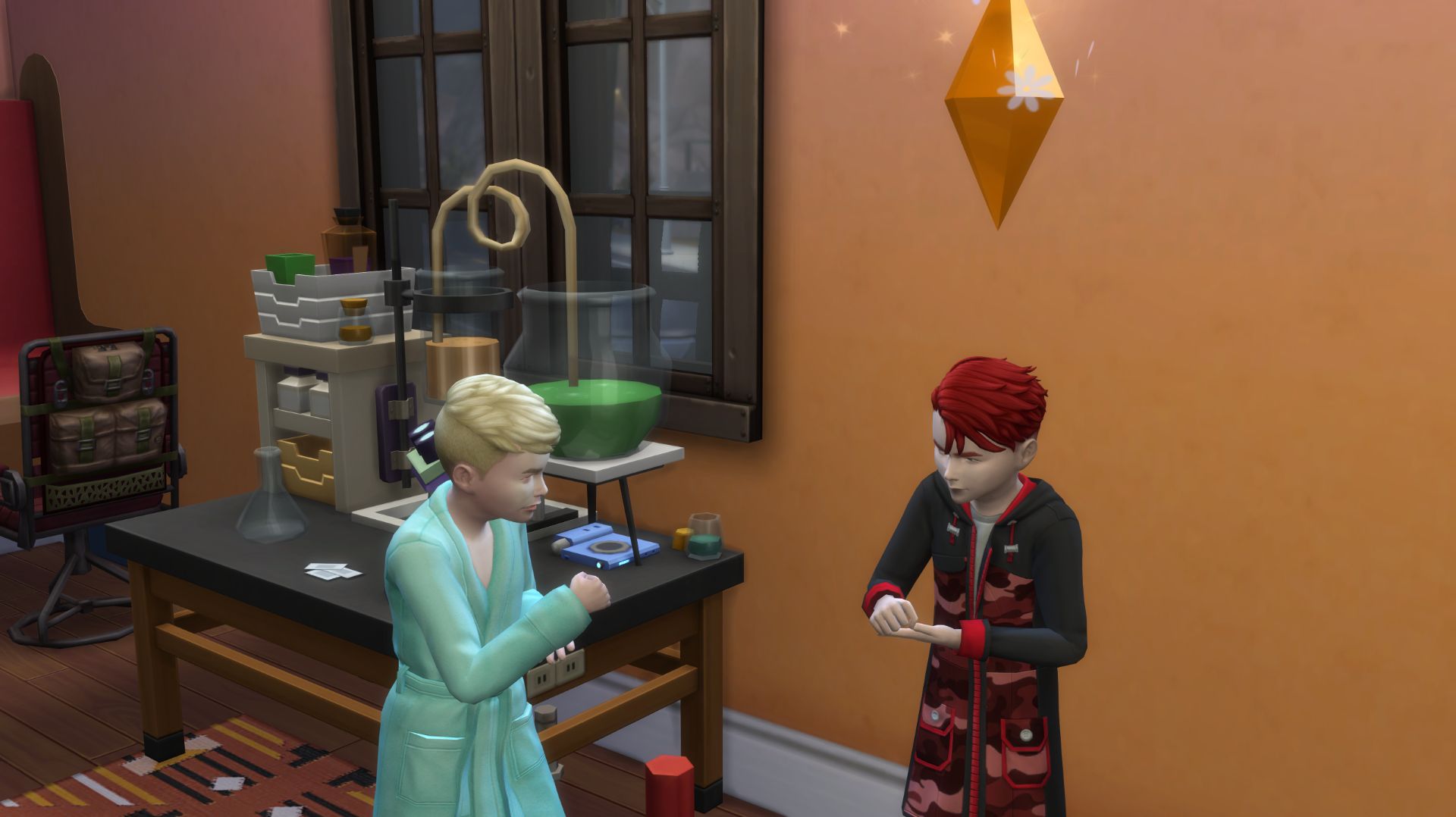 Not So Berry.  The Sims 4. Мятный №16  Усыновили брата для Реда. Знакомьтесь Федор.