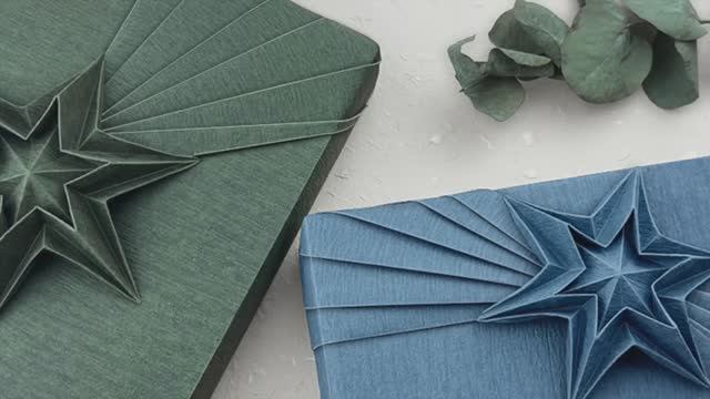 Подарочная упаковка. Упаковка подарка + Изготовление звездочек