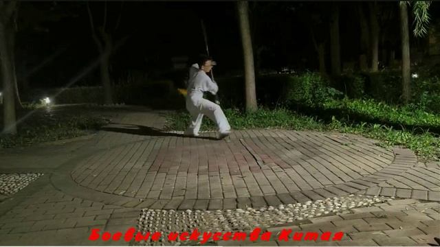 Ночные занятия по технике Багуа-ножа