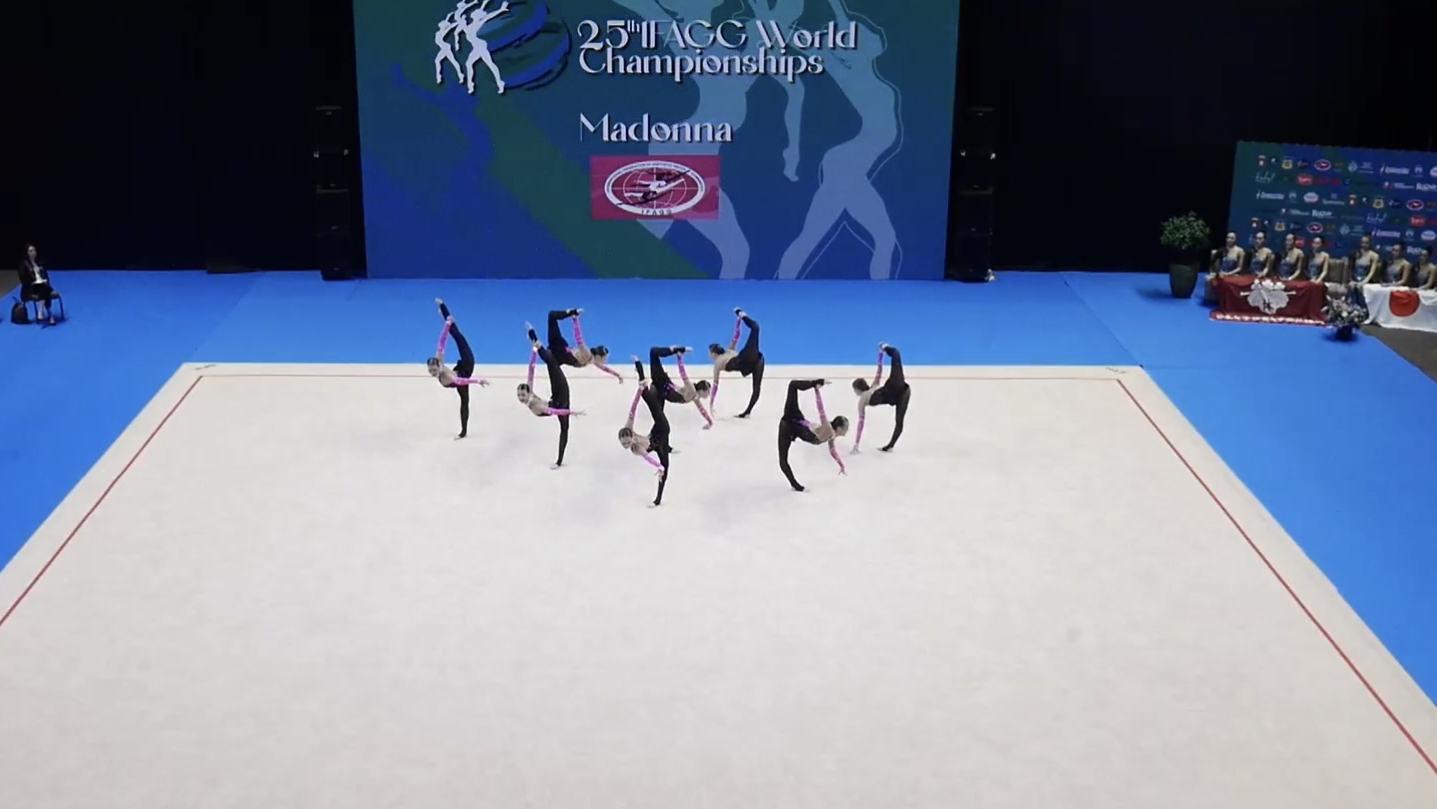MADONNA RUS IFAGG World Championships 2025 #эстетическаягимнастика #aestheticgroupgymnastics