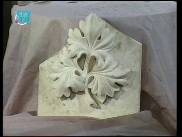 Уроки живописи  Гипсовая розетка Передача 6