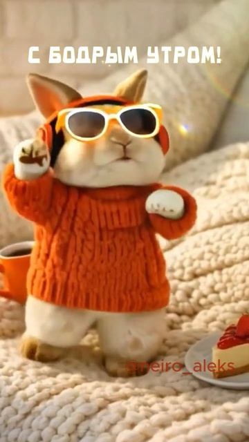 С бодрым утром! Доброе утро. Нейровидео от @neiro_aleks