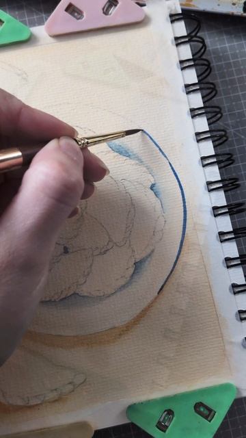 Интересно с чем?😏#tiktok #shorts #art #painting #watercolor #lizbet #asmr