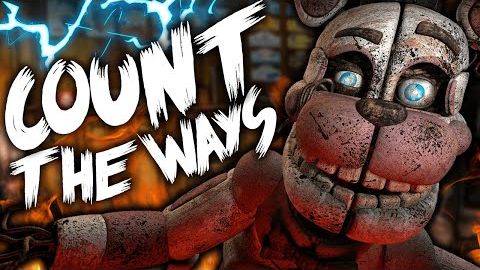 FNAF - COUNT THE WAYS SONG LYRIC VIDEO - Dawko DHeusta