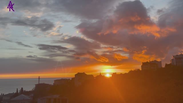 Крым. ЮБК. Гаспра. [4K] Волшебный закат на ЮБК! 05.12.24 #юбк #гаспра  #андрейкрымский #артемийкрым