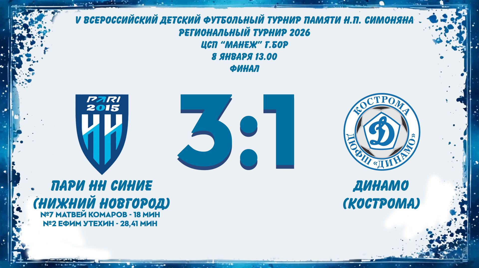 Пари НН Синие (Нижний Новгород) - Динамо (Кострома)