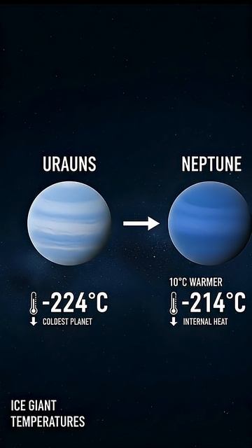 Самая холодная планета в Солнечной системе ❄️ Это не Плутон!