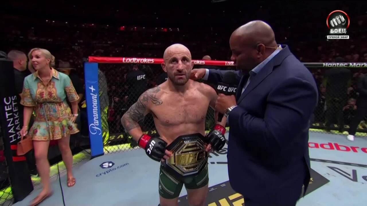 Интервью Александра Волкановски и Диего Лопеса после боя (видео). UFC 325