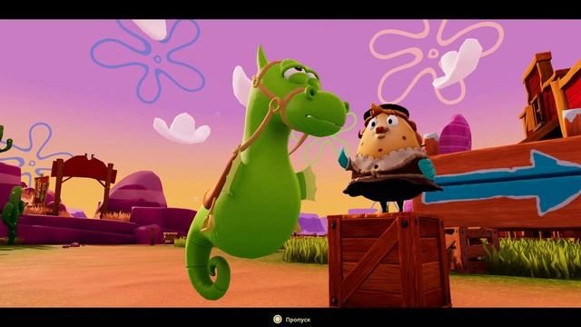 Что ты наделал !? Игра "Губка Боб Квадратные Штаны The Cosmic Shake" (PS5). Часть 1.