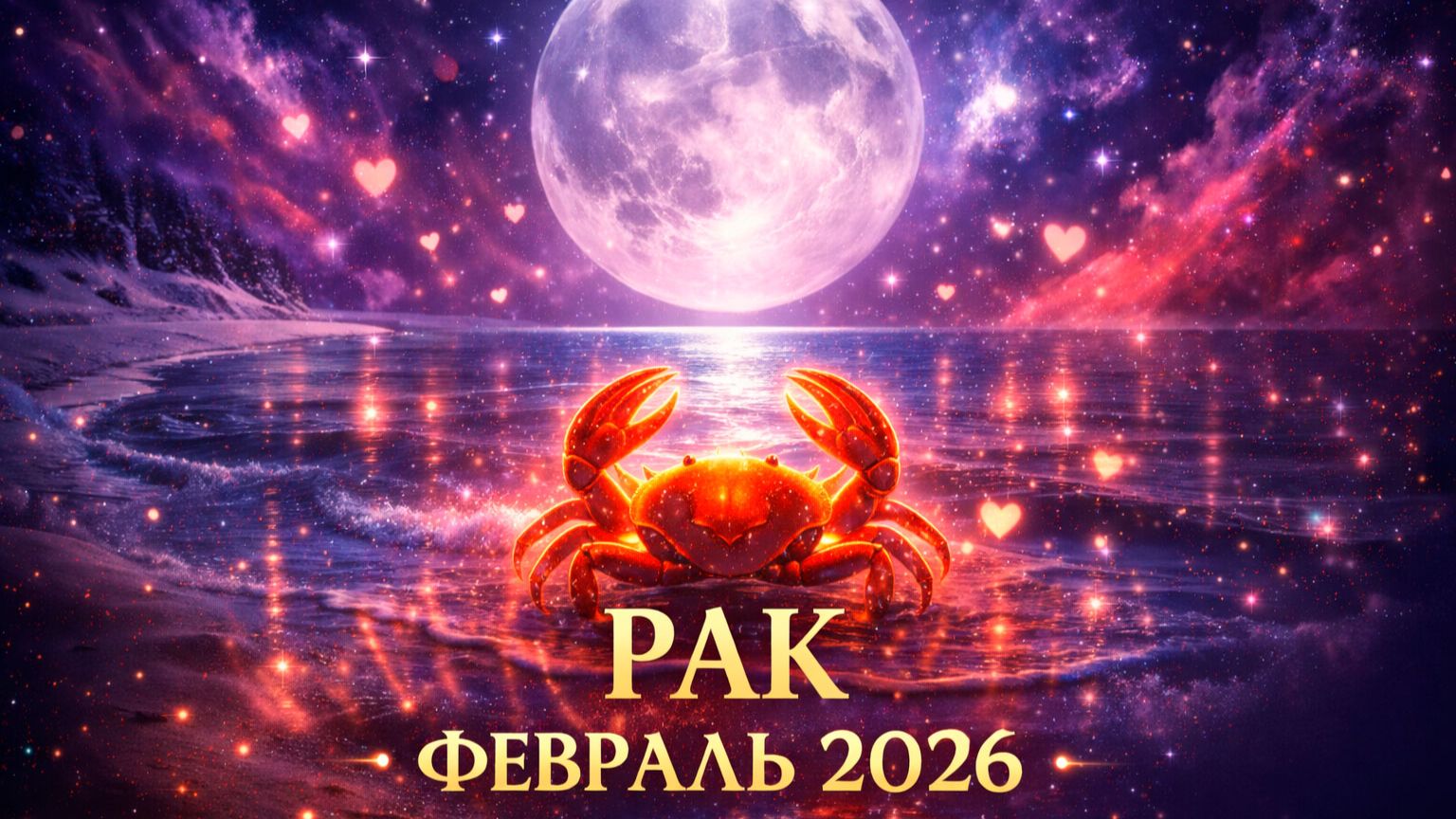 ♋️ Рак в феврале 2026: когда вы выбираете себя — Вселенная выбирает вас