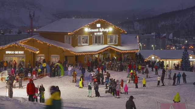 Хибины - лидер по принятым гостям в новогодние праздники