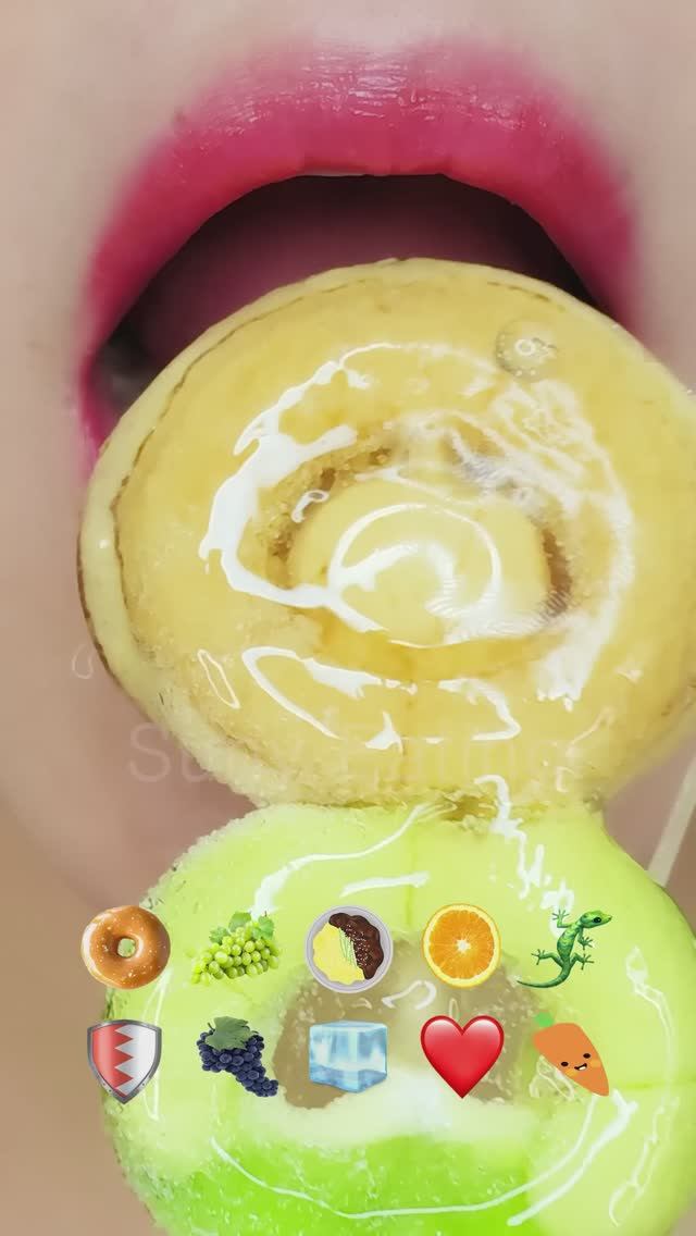 #ASMR триггеры рта: звуки корейского зефира, чавки, смайлы, фоновая музыка