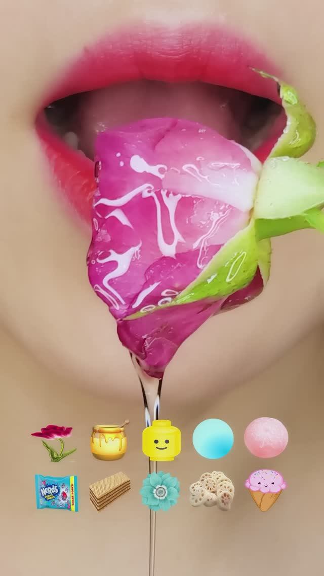 #ASMR желейный: сочные, липкие, успокаивающие звуки, триггеры, музыка