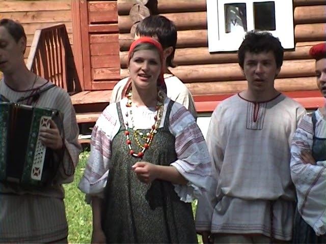 "Ой, то не вечер!" Исполняет фольклорный ансамбль из Тулы. 2007.06.16