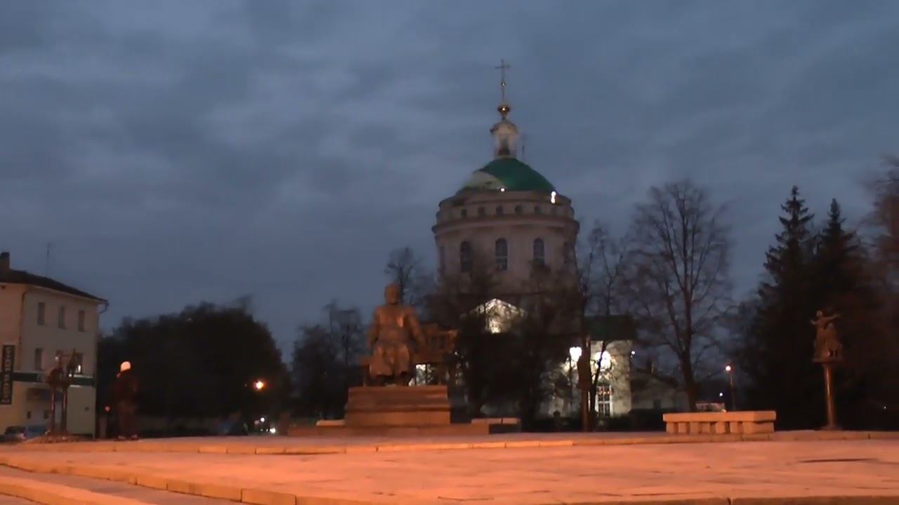 Церковь Михаила Архангела вечером. 2015.11.20
