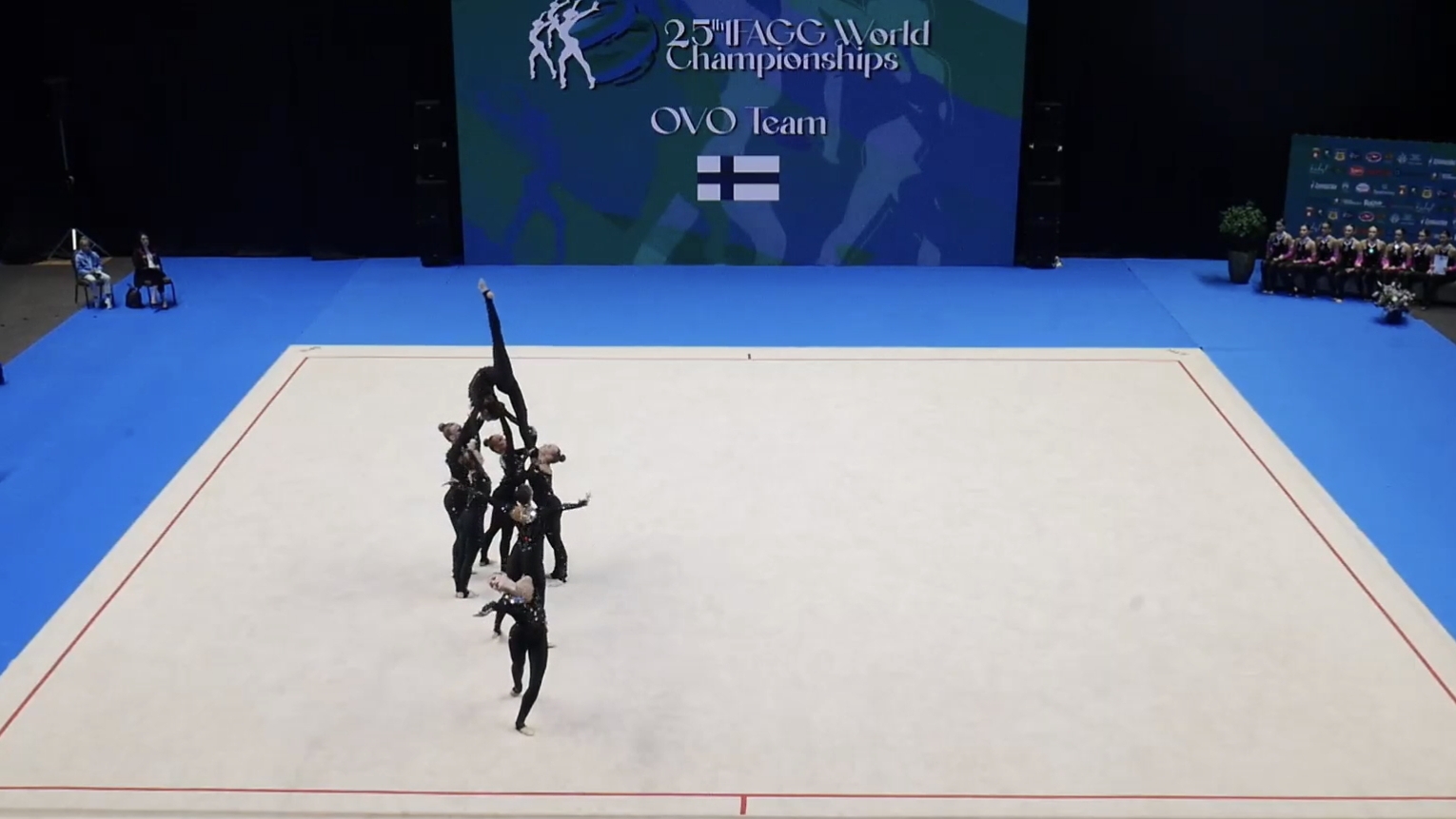 OVO TEAM FIN IFAGG World Championships 2025 #эстетическаягимнастика #aestheticgroupgymnastics