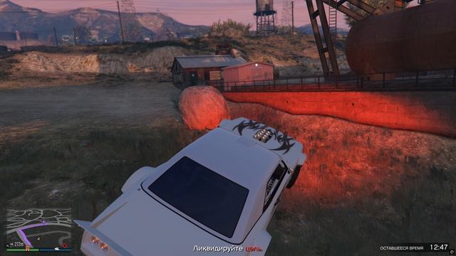 GTA Online. Заказ на убийство. Курильщик. (взрыв бензовоза). 4K UHD