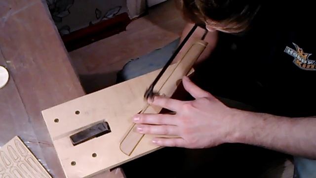 №3- Вырезание деталей набора лобзиком .