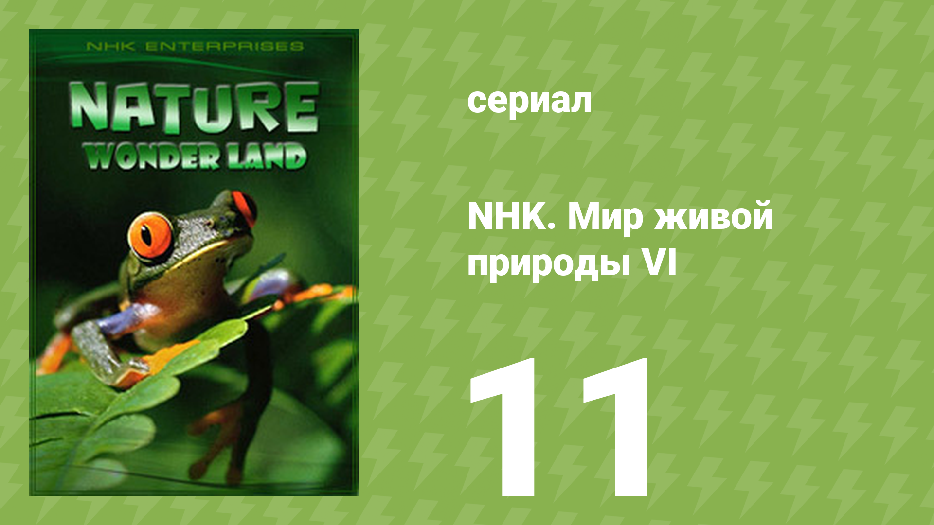 NHK. Мир живой природы VI 11 серия (документальный сериал, 2012)