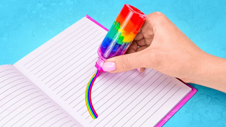 Ух ты! 🌈 Радужные поделки для школы и дома ✂️✨