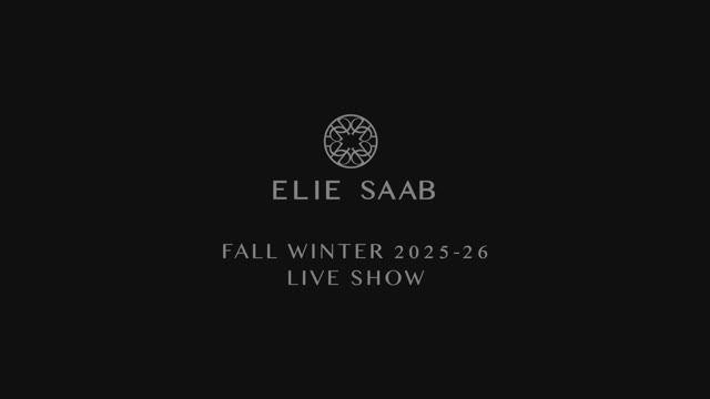 Показ женской коллекции Elie Saab осень-зима 2025-2026
