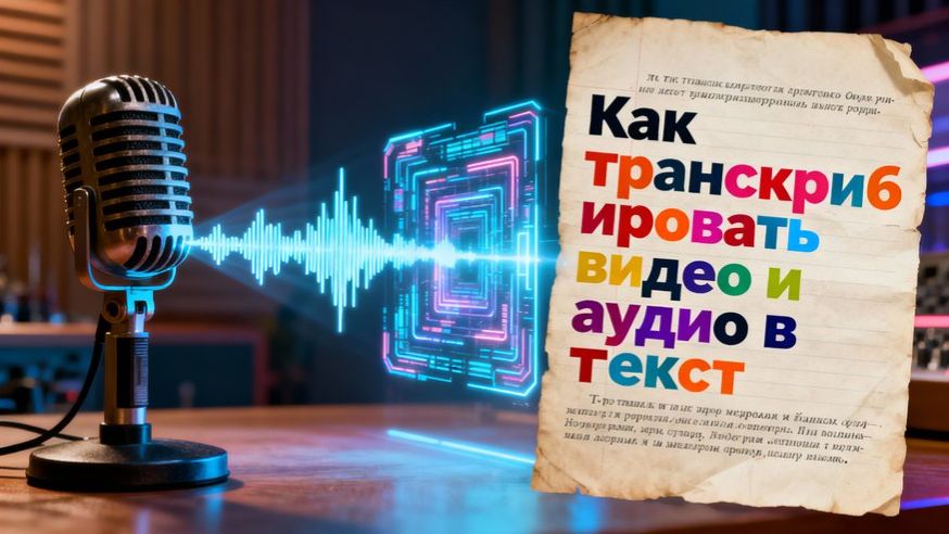 Как транскрибировать видео в текст
