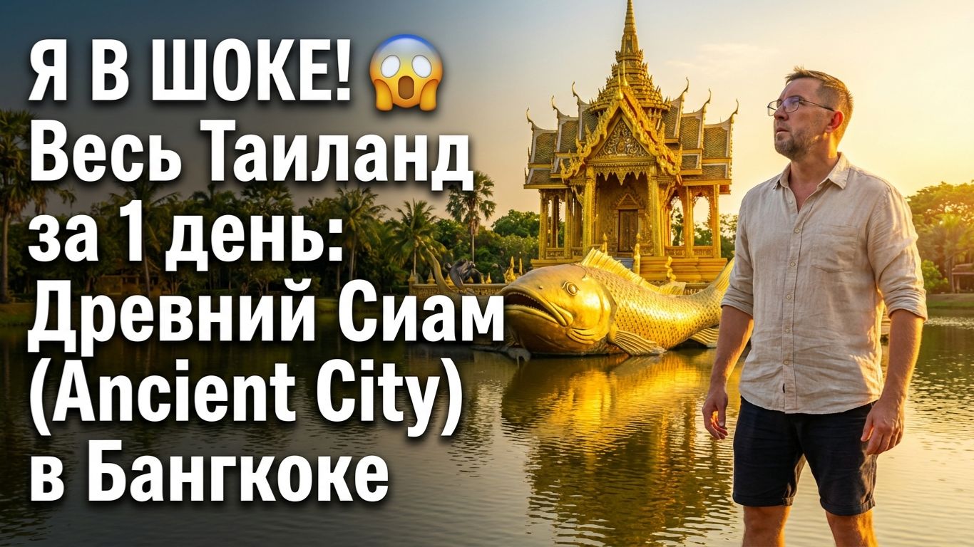 ВЕСЬ ТАИЛАНД ЗА 1 ДЕНЬ! Как такое возможно? | Древний Сиам в Бангкоке