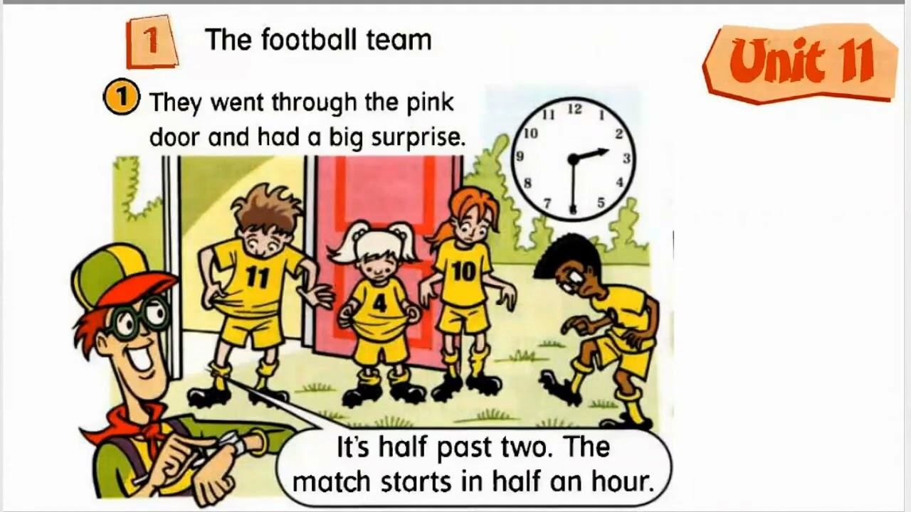Excellent 2 Unit 11 The football Team