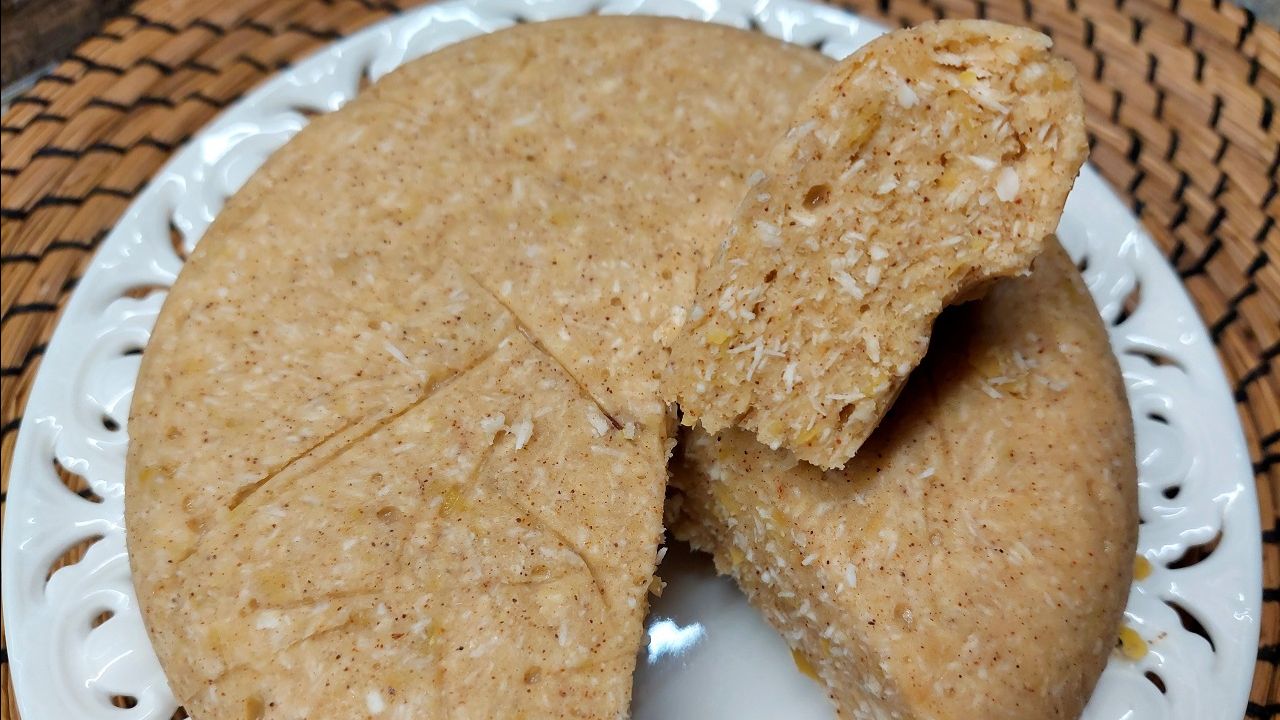 Нежная яблочная пастила без сахара, с кокосовой стружкой. Экспресс метод.