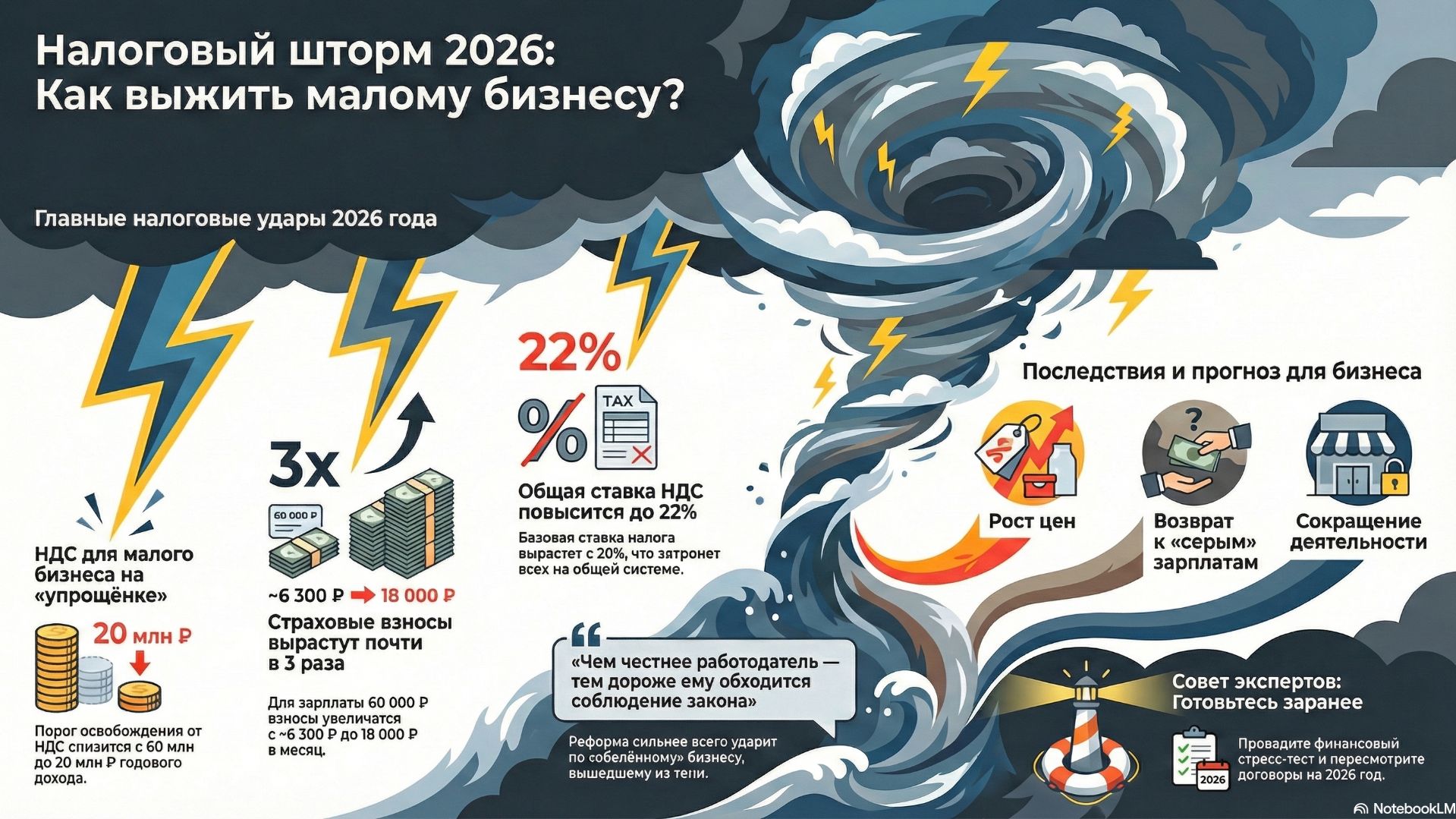 Микро-бизнес в жёстких тисках. Обелённые законопослушные под ударом. Идеальный шторм 2022-2026