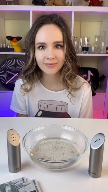 Отделить соль от перца 😱 #спорим #физика