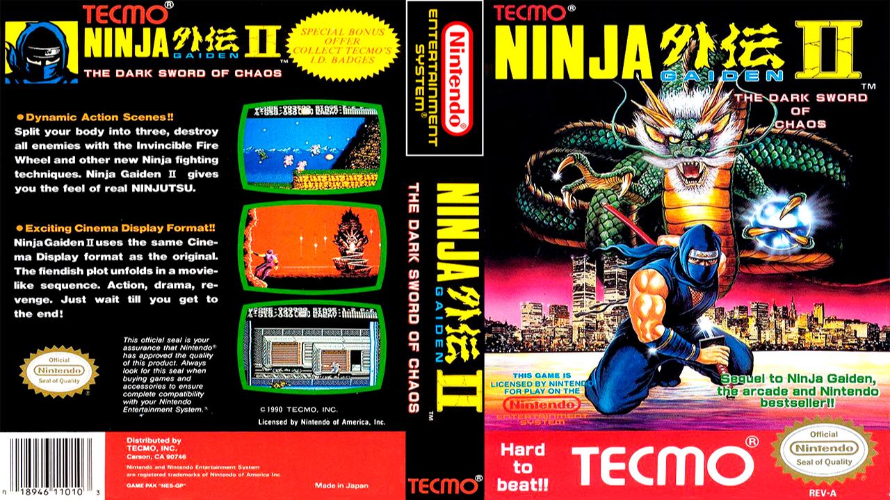 ▷Ninja Gaiden II: The Dark Sword of Chaos USA [Ретрострим]◁