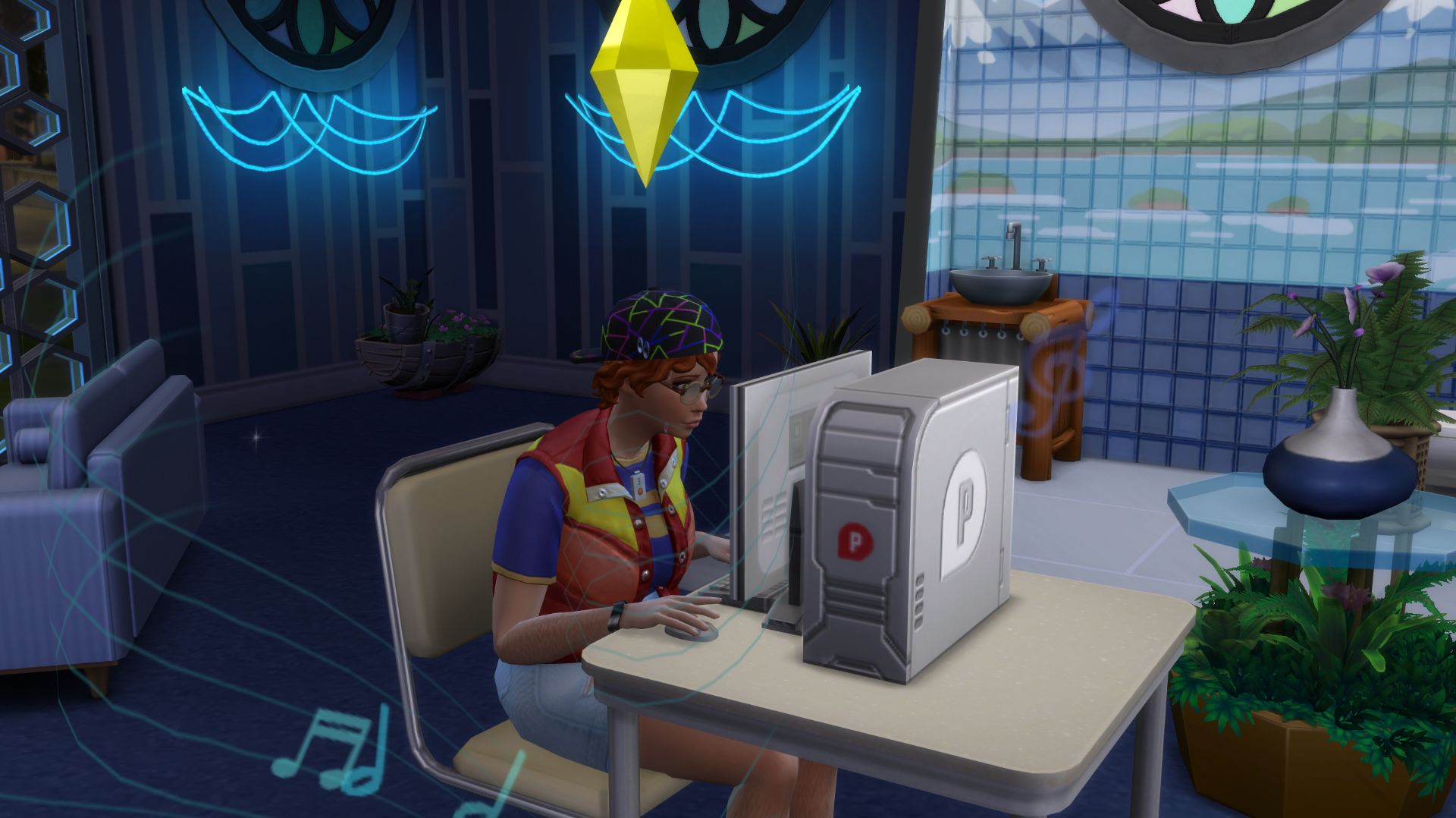 The Sims 4 / Из грязи в князи\ Rags To Riches 4 эп.  Открываем компьютерный клуб!