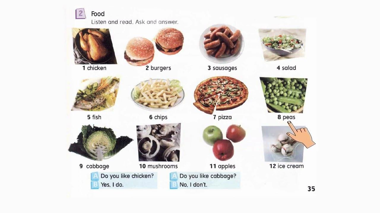Pearson Excellent 1 Unit 07 Food p 35